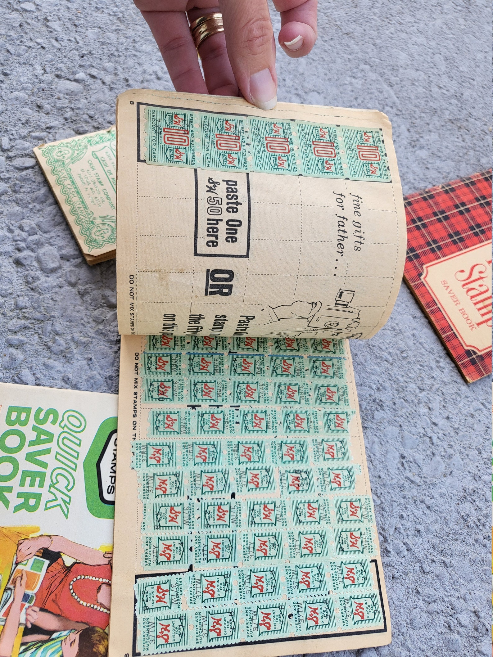 S & H Green Stamp Quick Saver Book - Etsy