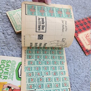 S & H Green Stamp Quick Saver Book - Etsy