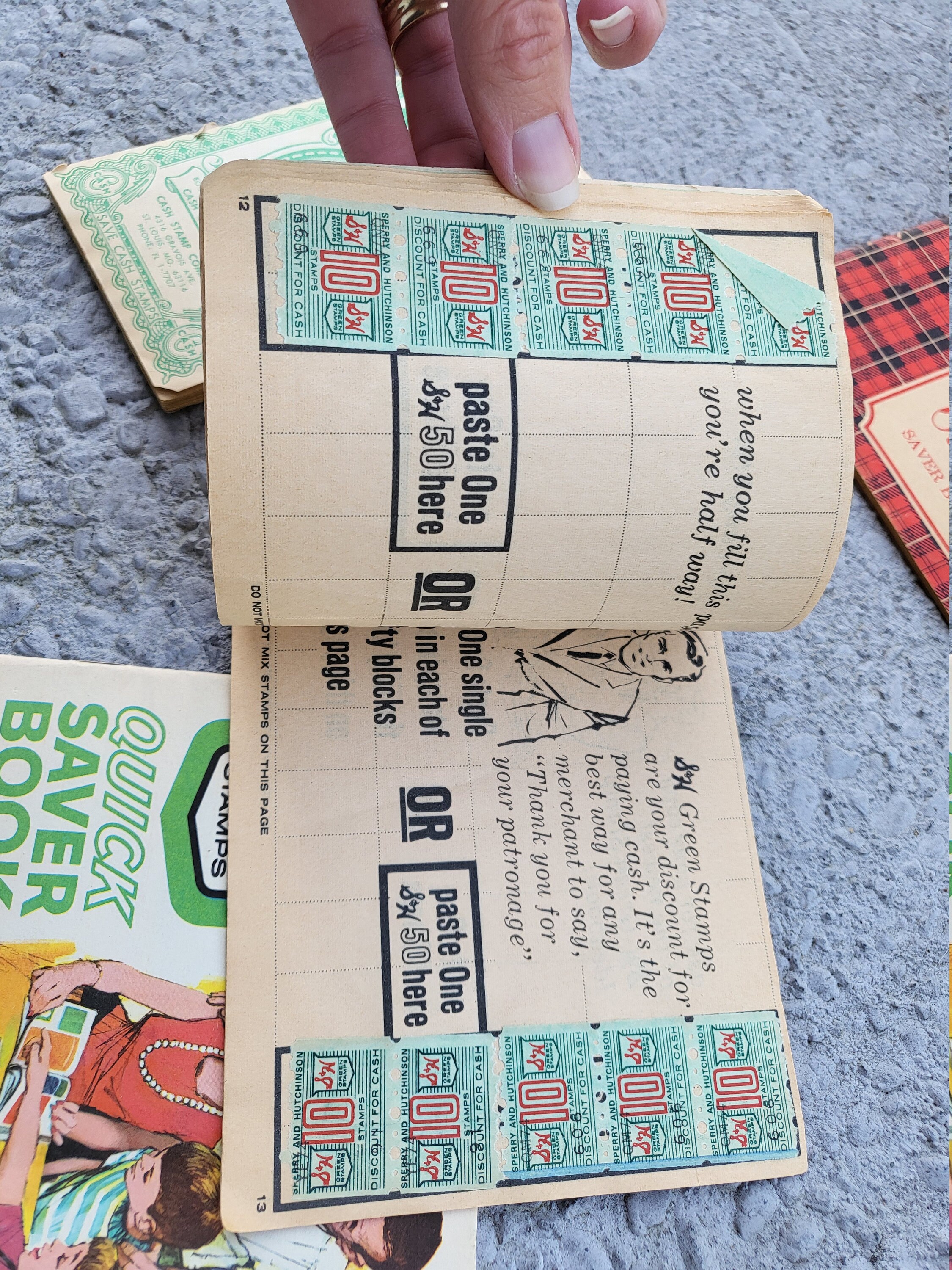 S & H Green Stamp Quick Saver Book - Etsy