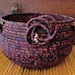 Thai Silk Basket, Coiled Basket - Etsy