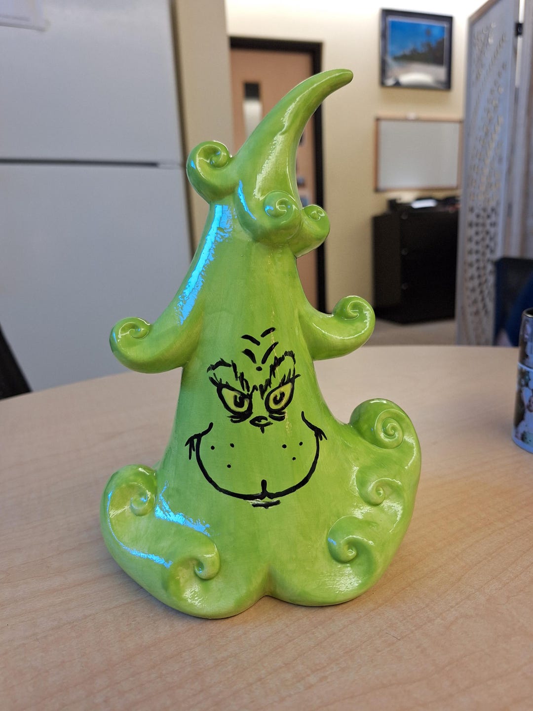 Grinch Ceramic Illuminated Large - Etsy