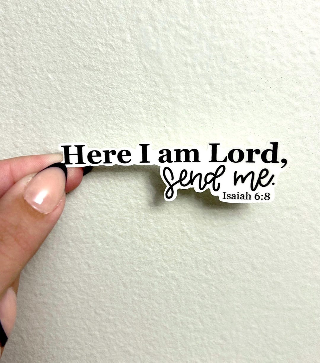 Here I Am Lord Send Me Sticker: Charlie Kirk Sticker - Etsy