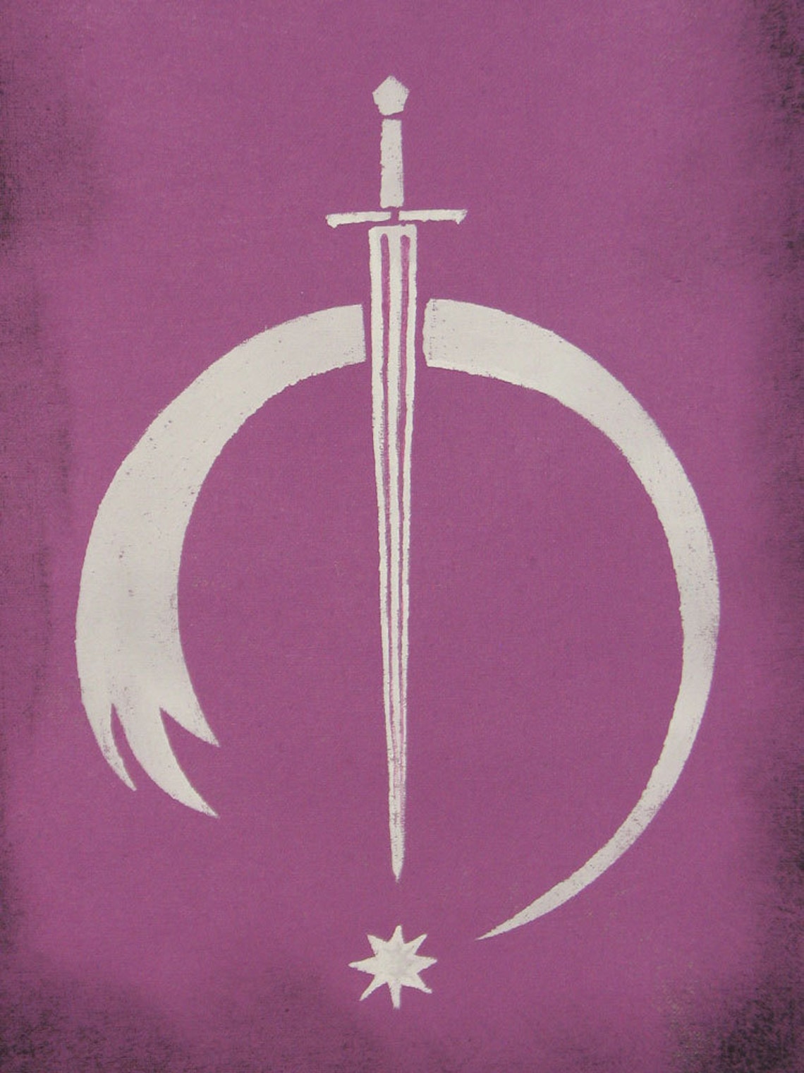 Hand Painted House Dayne Canvas Banner Game of Thrones | Etsy