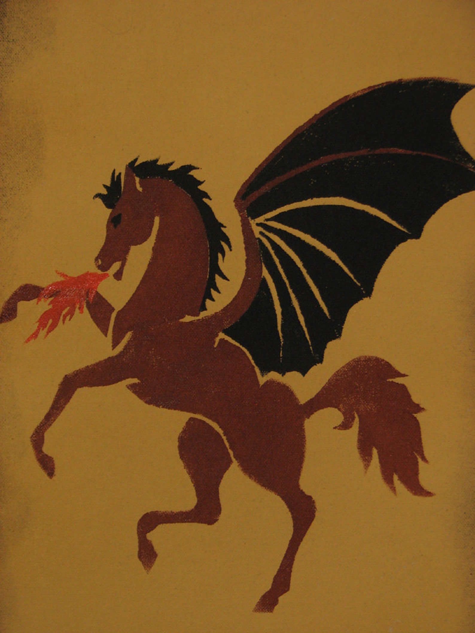 Hand Painted Aegor Bittersteel Canvas Banner Game of Thrones - Etsy