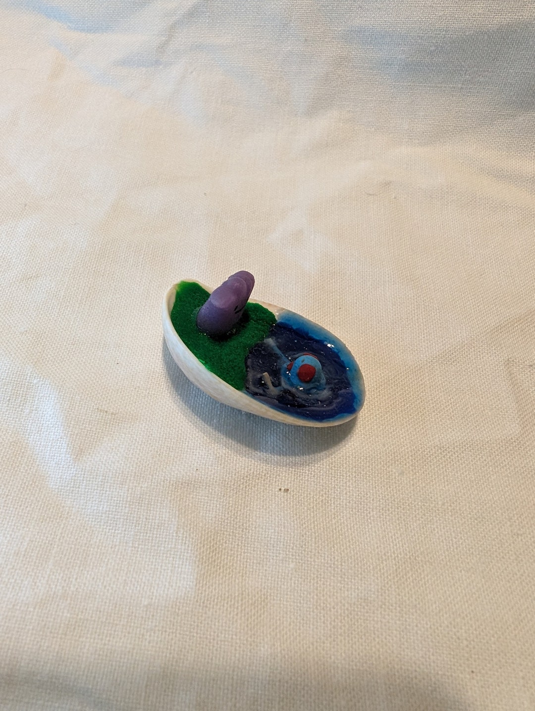 Ditto and Tentacool Polymer Clay and Resin Sculpture - Etsy