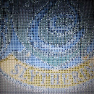 Slytherin Crest Cross Stitch Pattern - Etsy