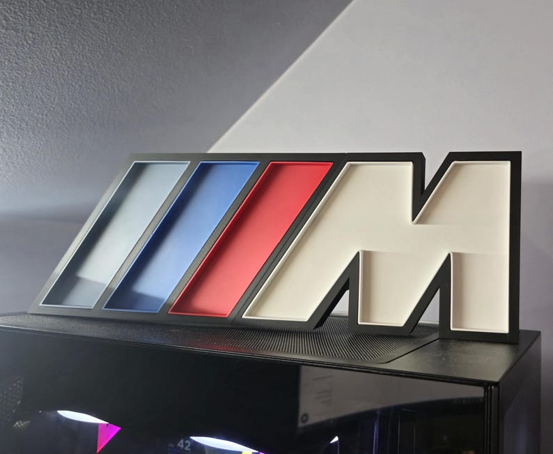 BMW M LED Illuminated Wall Sign: Car Enthusiast Garage Decor - Etsy
