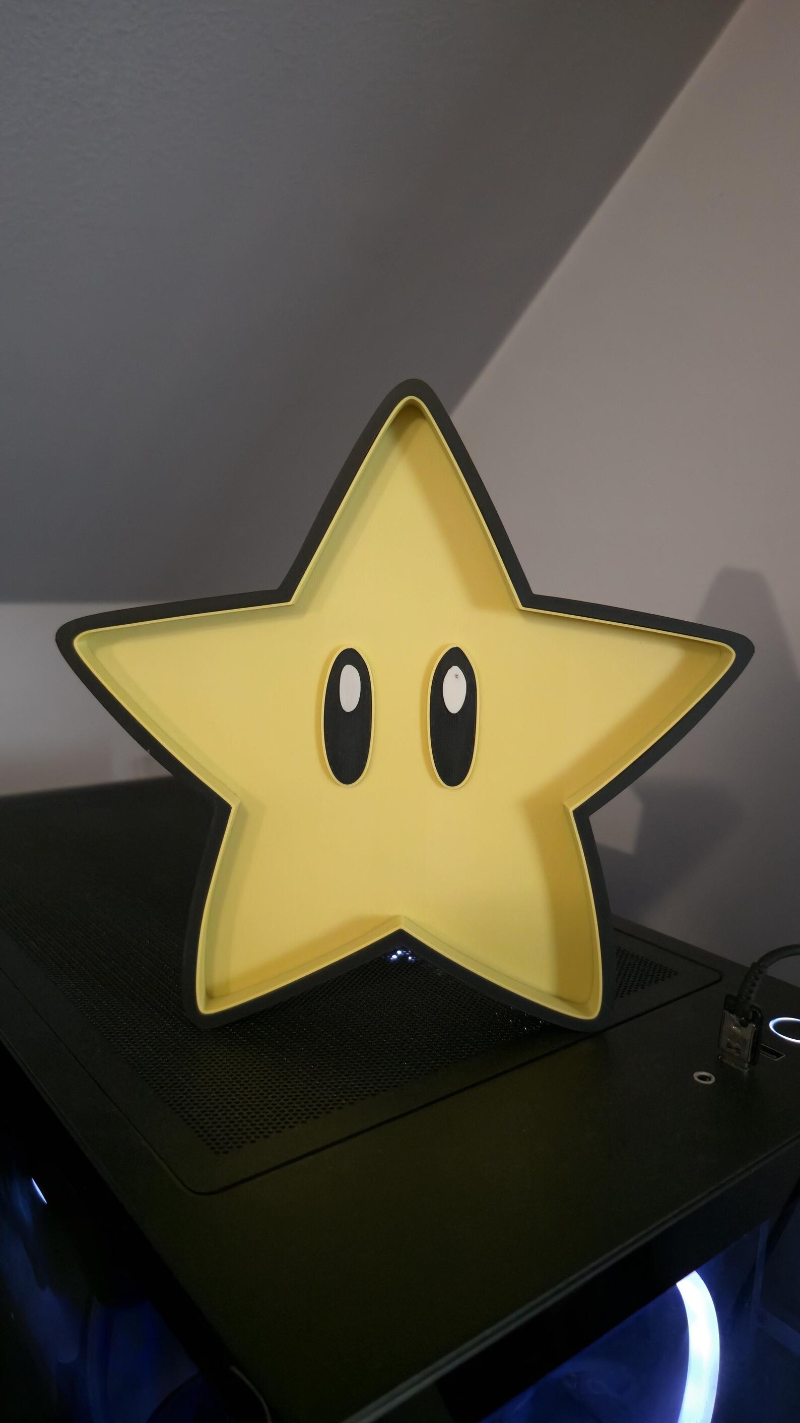 Super Star LED Light: Mario Gaming Room Decor, USB Powered - Etsy