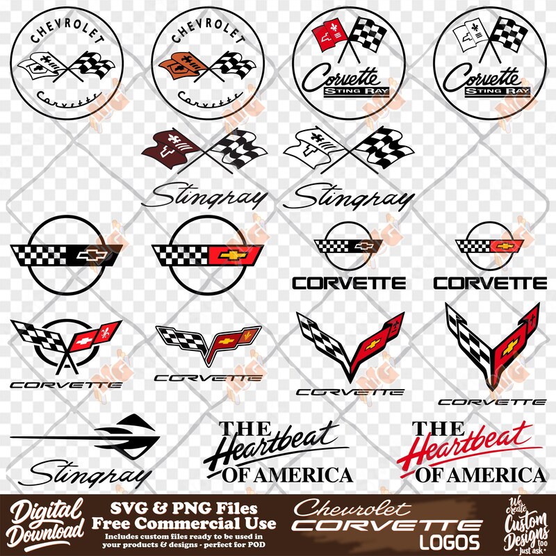 Corvette Svg - Etsy