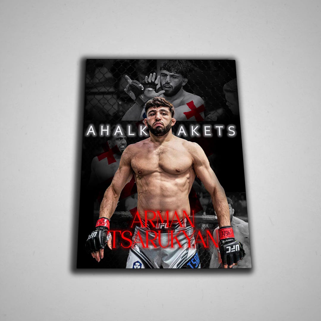 Arman Tsarukyan UFC Digital Poster – Printable MMA Wall Art | Gym Decor ...