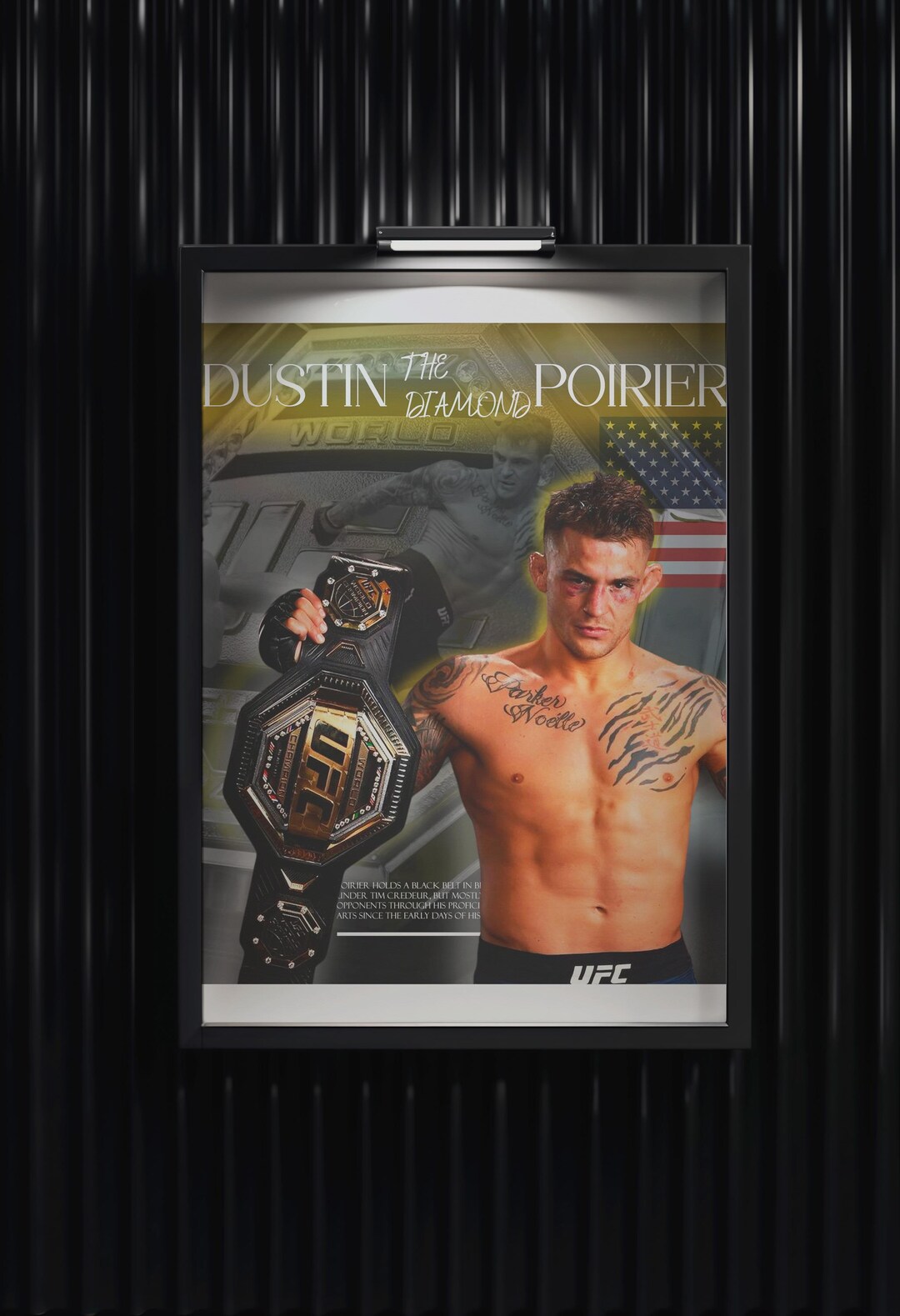 Khabib Nurmagomedov Digital Poster – UFC Champion Printable Wall Art ...