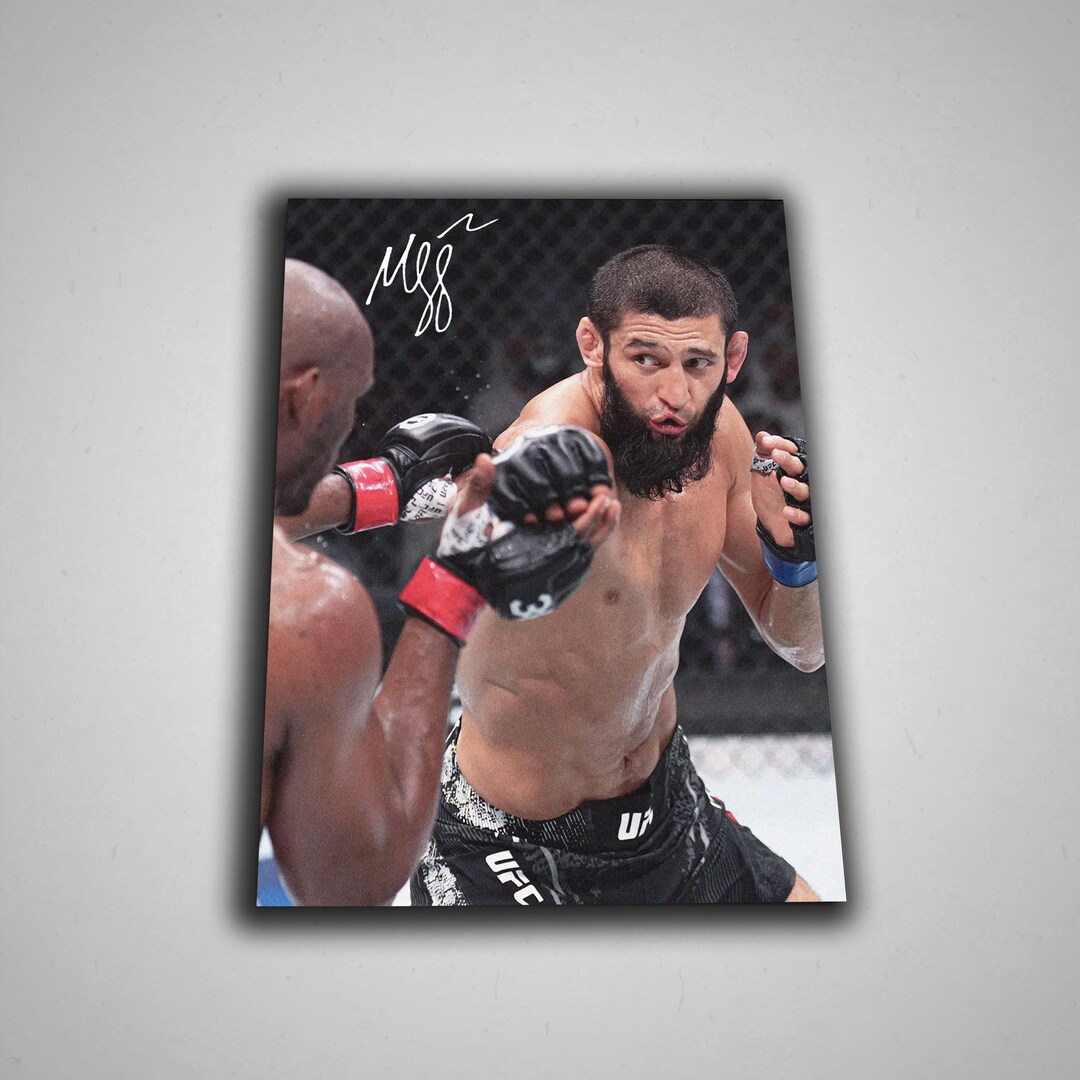 Khamzat Chimaev UFC Fight Poster: MMA Wall Art (digital Download - Etsy