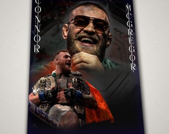 Conor Mcgregor Poster UFC Wall Art MMA - Etsy