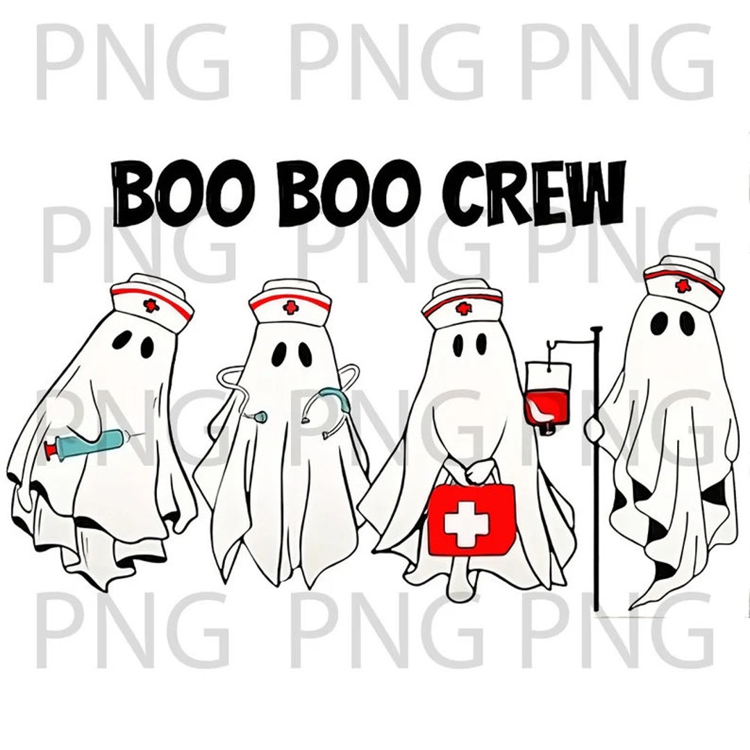 Halloween Nurse Png Boo Boo Crew Png Boo Png Halloween Png - Etsy