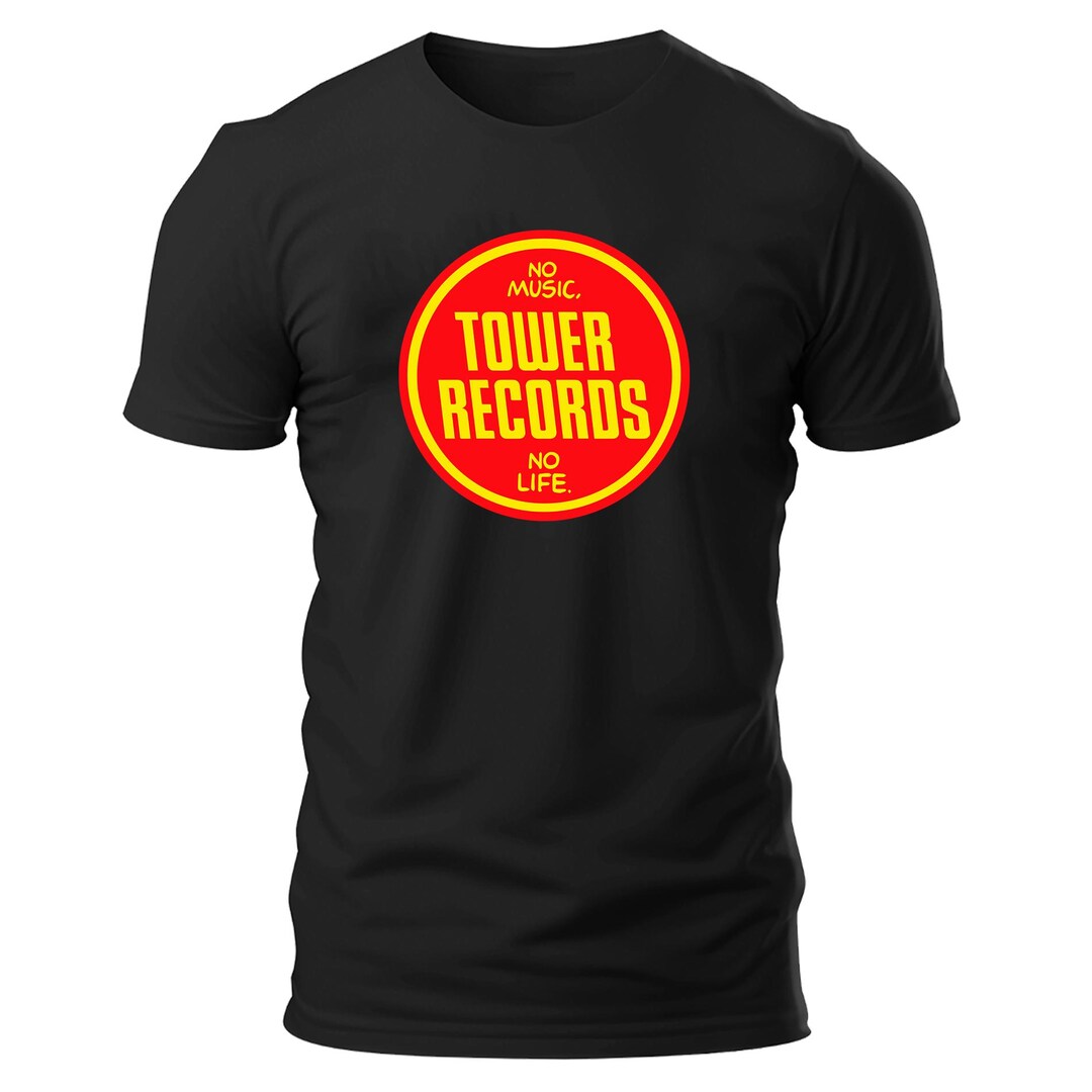 Vintage Tower Records T-shirt, Music Lover Tee, Retro Graphic Tee ...