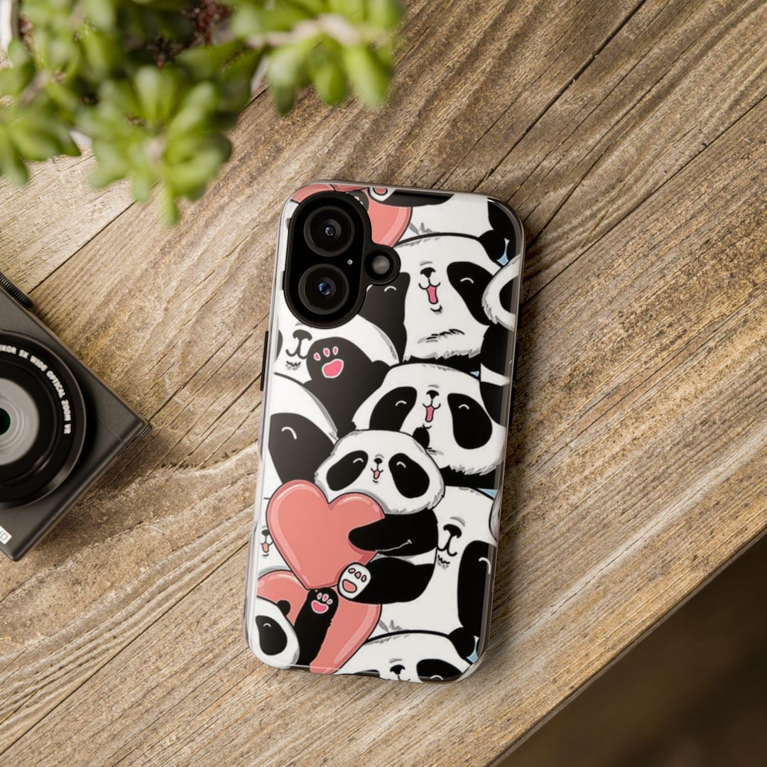 Cute Panda Phone Case - Adorable Animal Lover Gift, Kawaii Phone ...