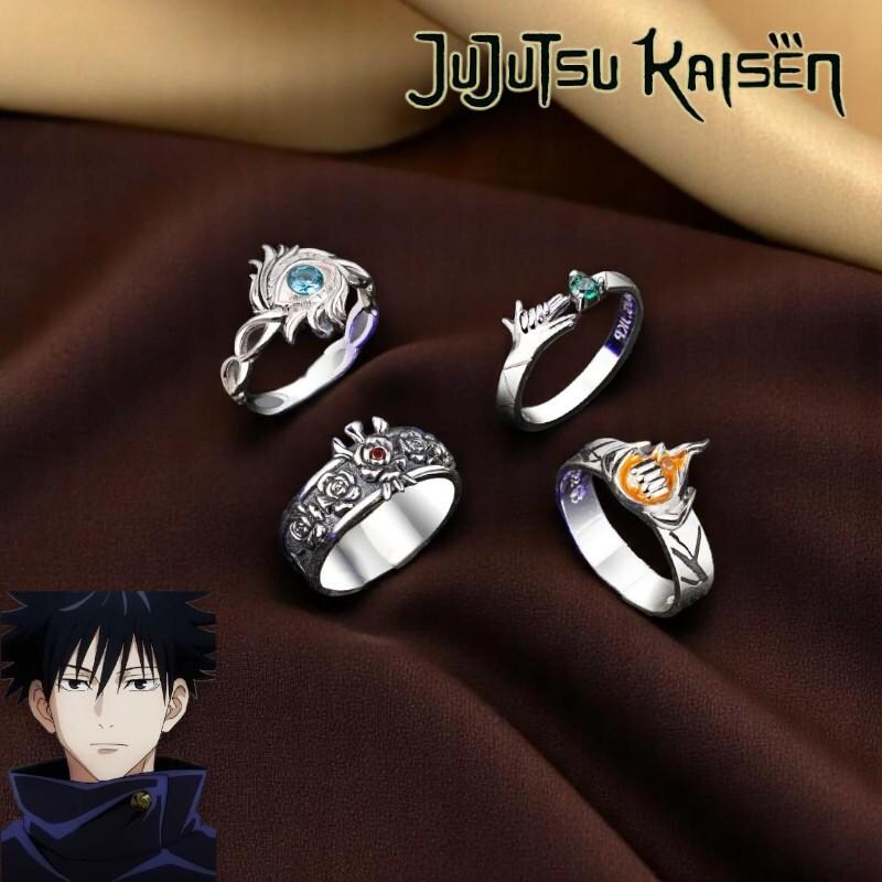 Sterling Silver Jujutsu Kaisen Ring - Etsy UK