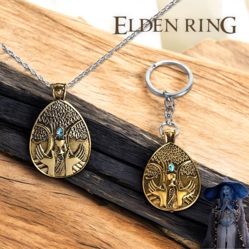 Elden Ring Vintage Necklace | Game Pendant Jewelry | Unique Accessories ...