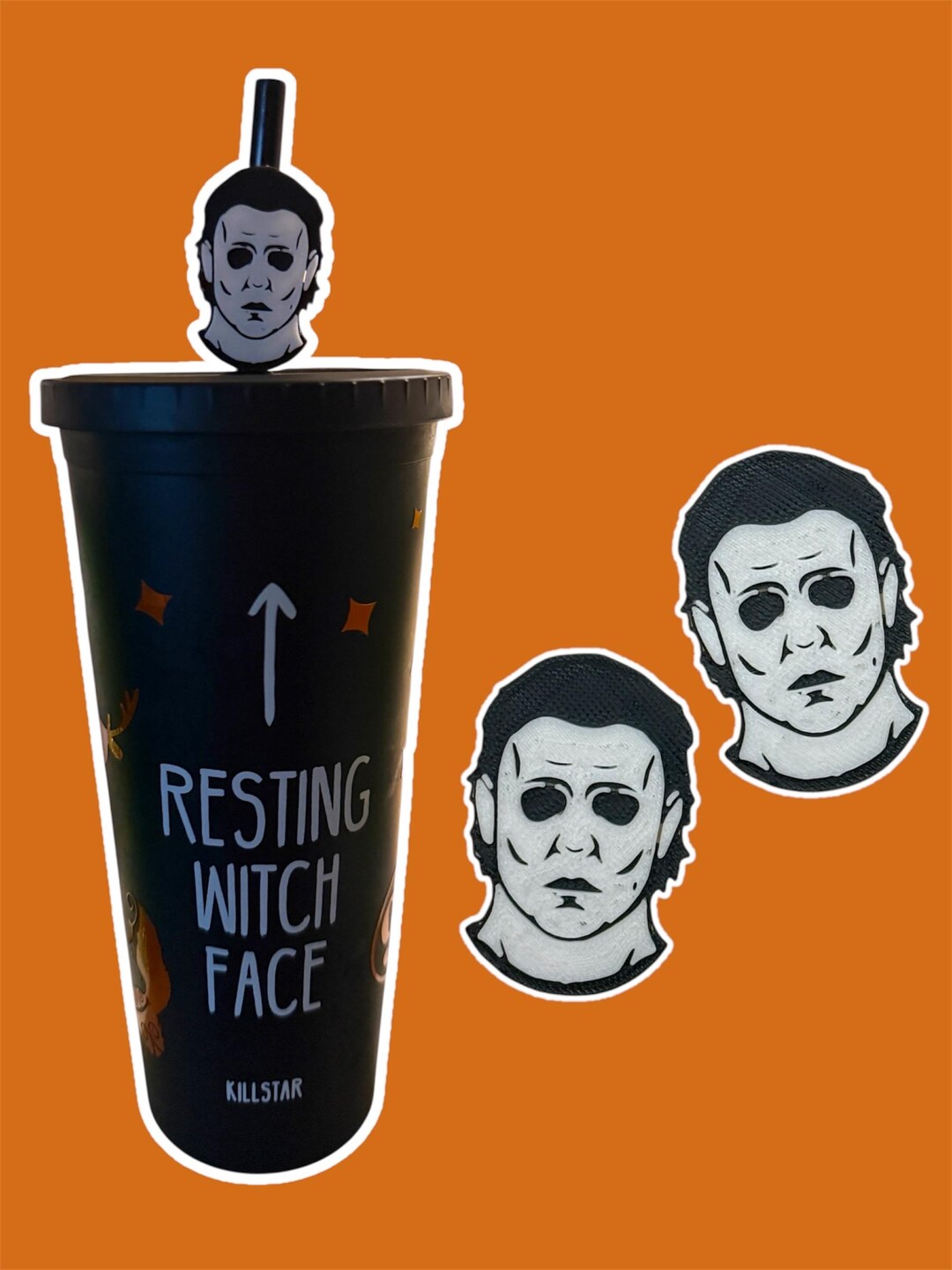 Halloween Straw Topper - Etsy