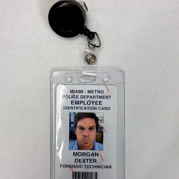 Dexter Morgan Id Badge - Etsy UK