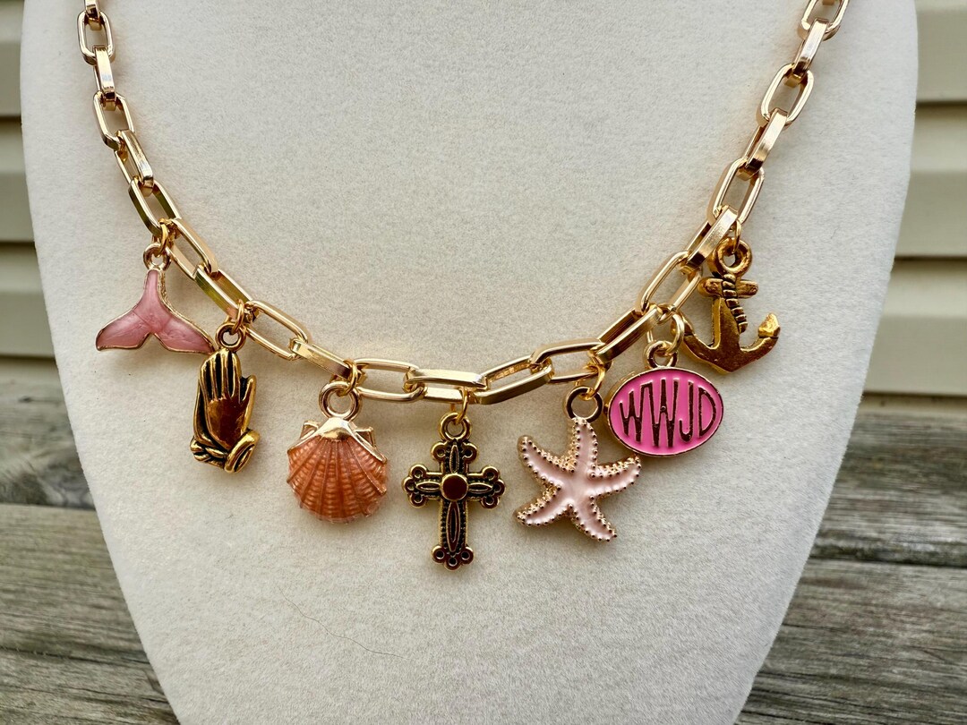 Waves of Mercy | Hand-made Charm Necklace - Etsy