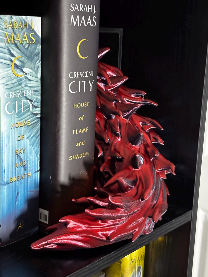 Fire Dragon Book Nook - 3D Printed - Etsy