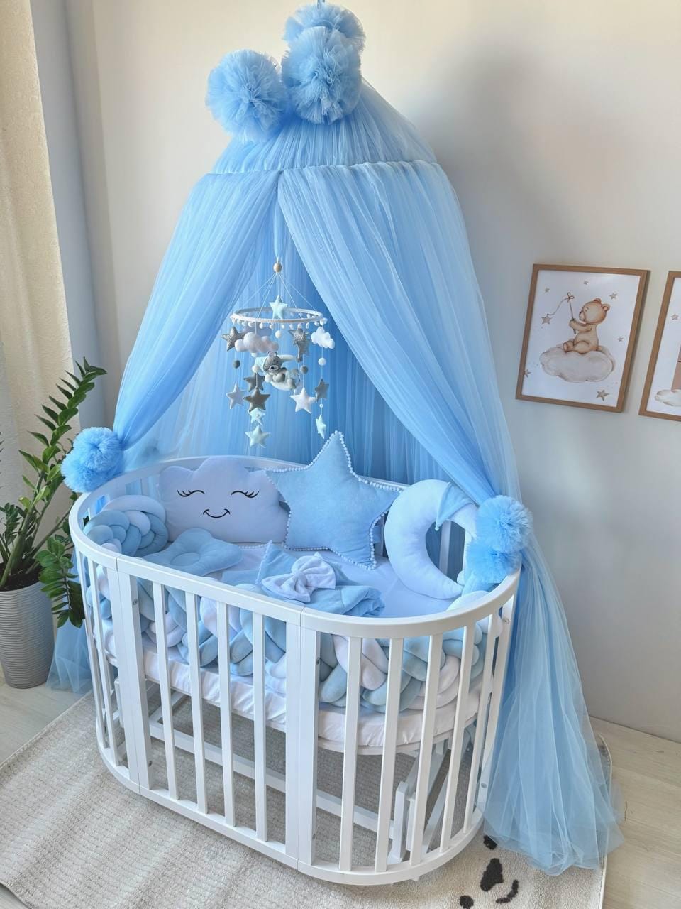 Baldachin ONLY ,crib Decor,playroom, Baby Gifts, Baby Shower , Ceiling ...