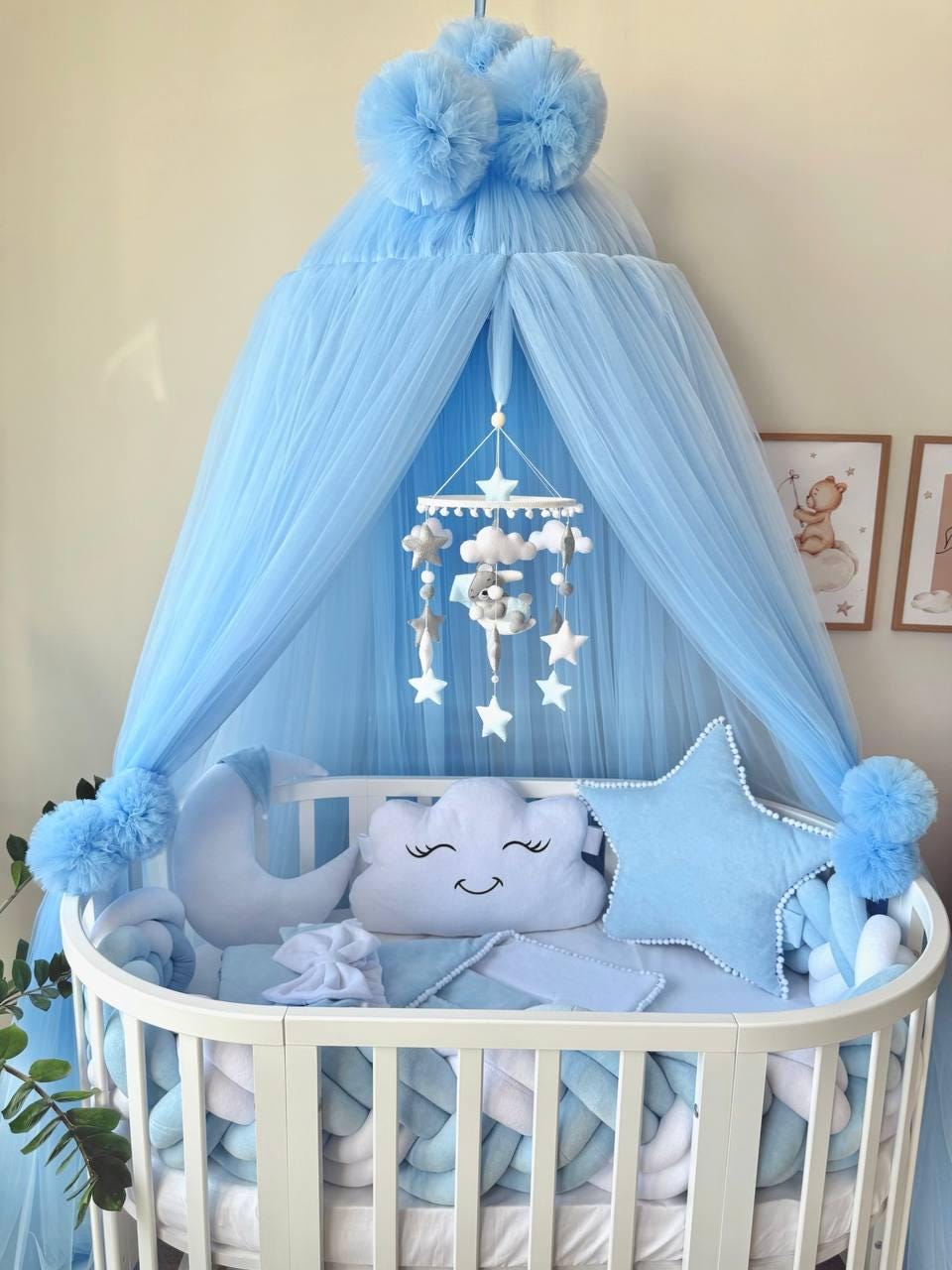Baldachin ONLY ,crib Decor,playroom, Baby Gifts, Baby Shower , Ceiling ...