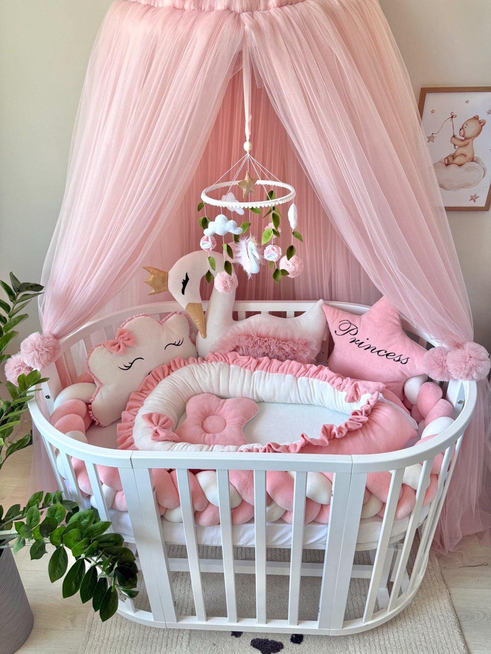 Baldachin ONLY ,crib Decor,playroom, Baby Gifts, Baby Shower , Ceiling ...