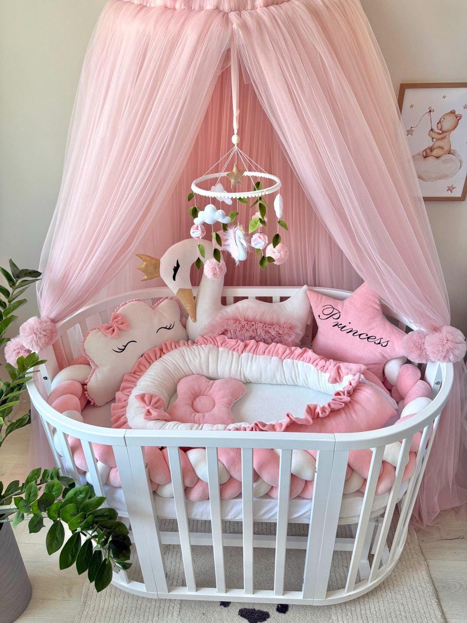 Baldachin ONLY ,crib Decor,playroom, Baby Gifts, Baby Shower , Ceiling ...
