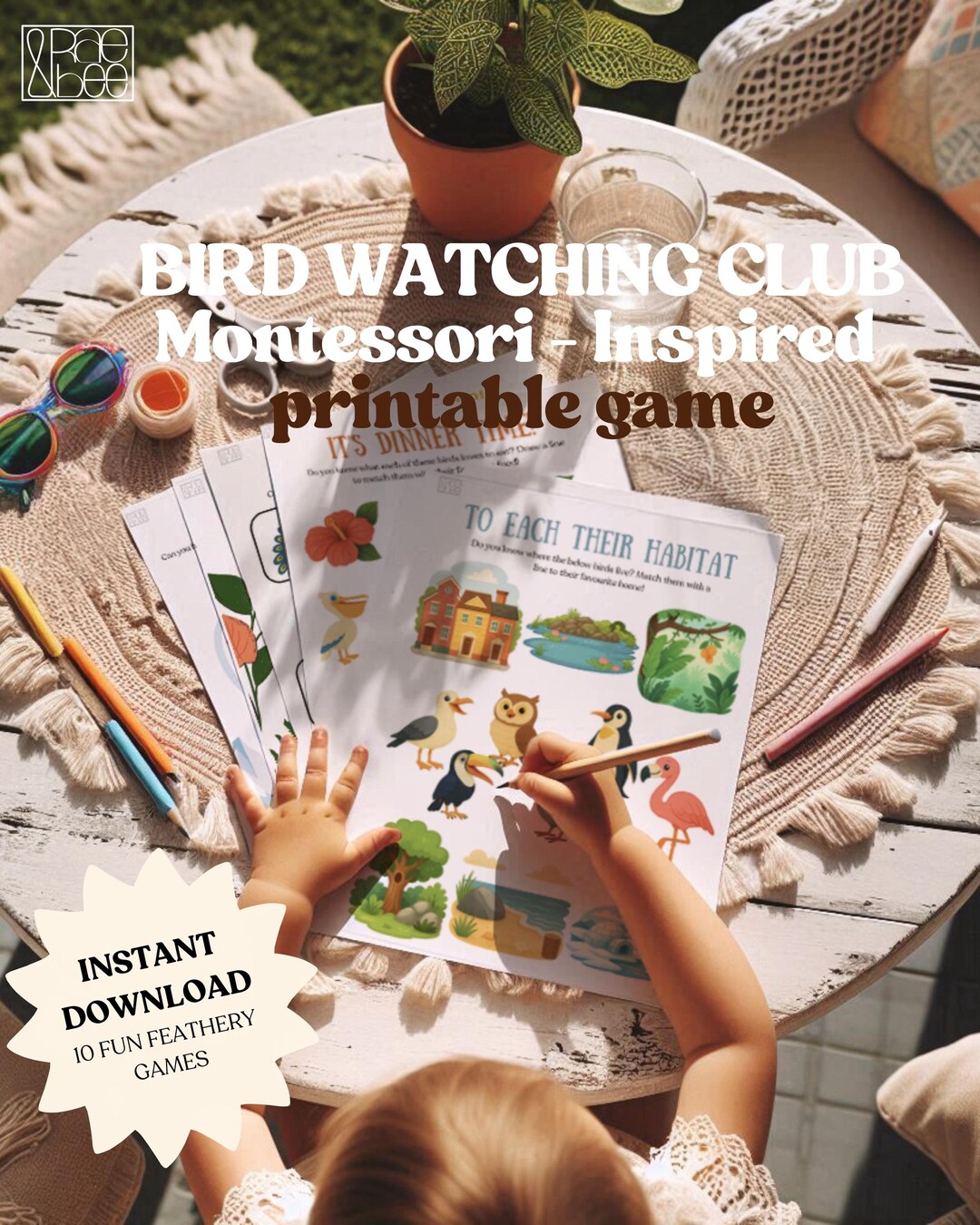 Bird Watching Printable Game Pack for Kids – Montessori-inspired ...
