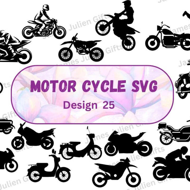 Motorcycle Svg - Etsy