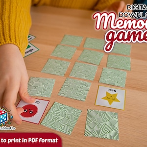 Shapes Memory Matching Game: Preschool Geometry Activity (PDF) - Etsy