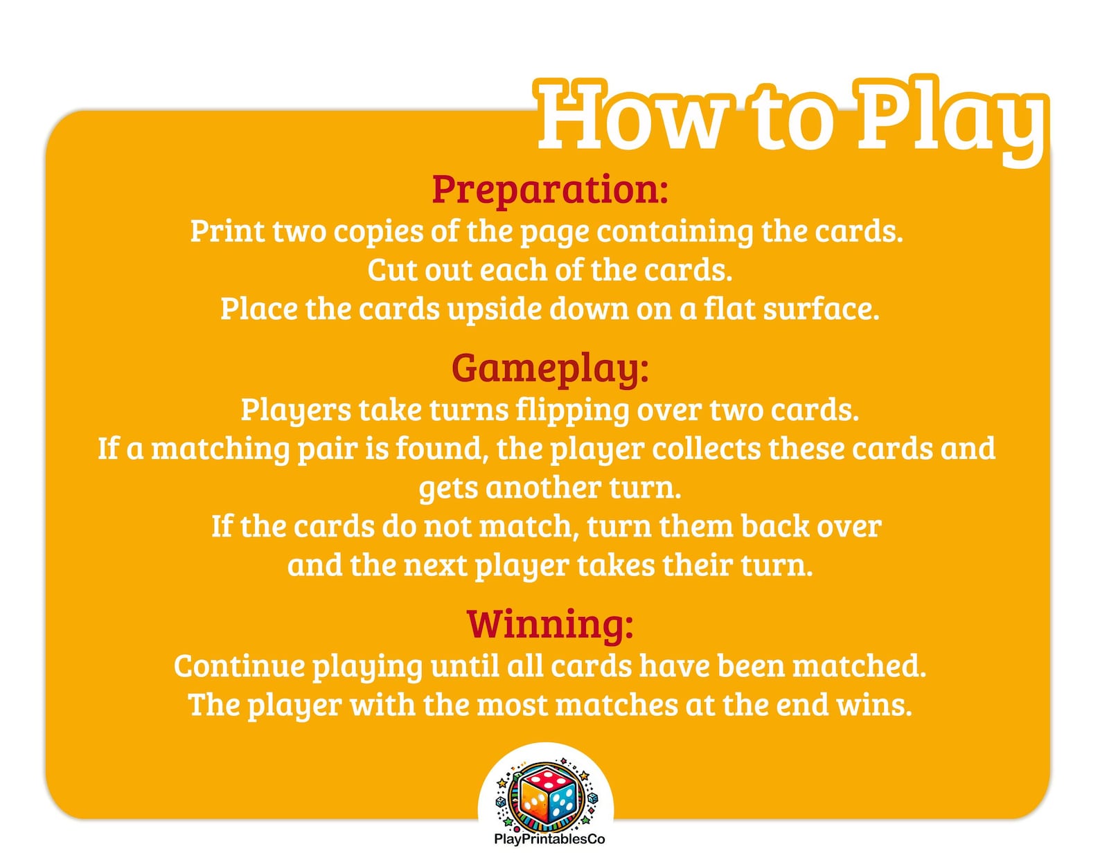 Firefighter Memory Game for Kids - Printable Matching Cards - Fireman ...