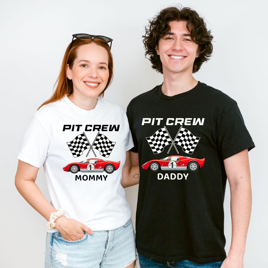 Personalized Pit Crew Family Shirts: Race Car 1st Birthday Outfit - Etsy