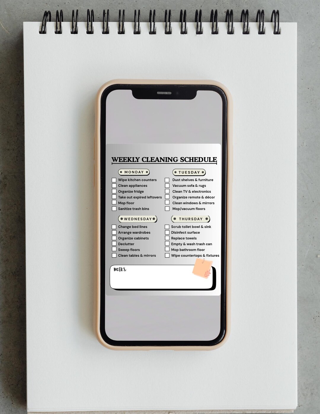 EDITABLE Cleaning Planner - Etsy