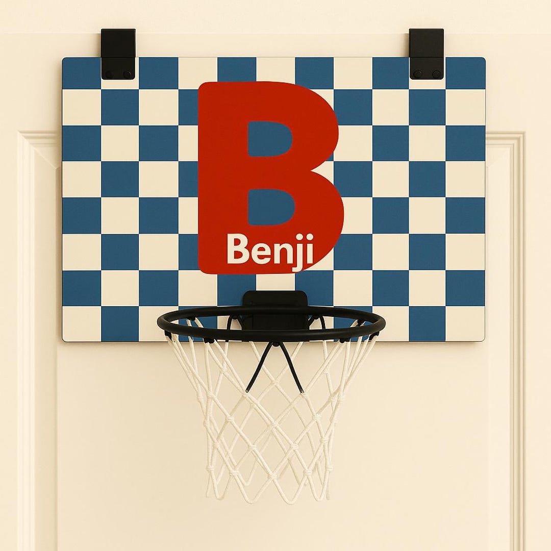 Personalized Mini Basketball Hoop | Custom Acrylic Basketball Goal ...
