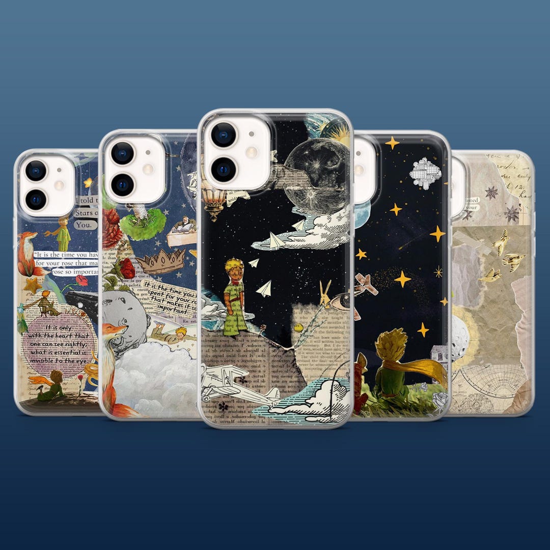 Little Prince Phone Case Aesthetic Storybook Cover for iPhone 17pro, 15 ...
