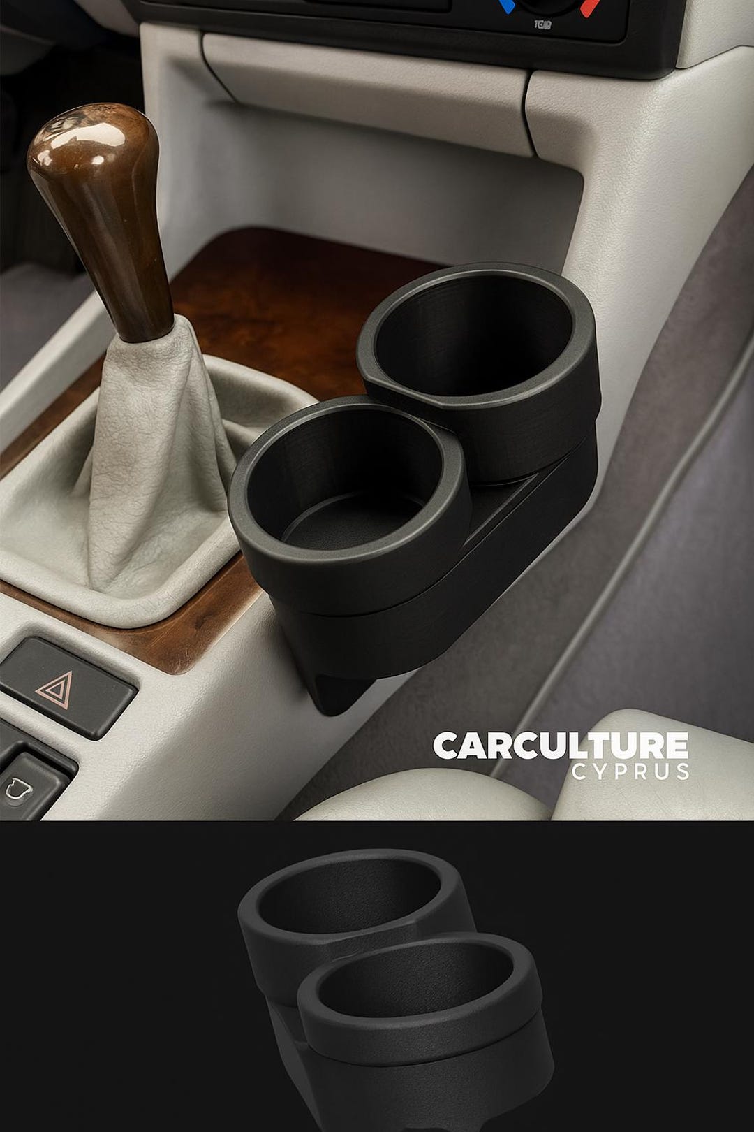 BMW E34 Cup Holder: 3d-printed Center Console Insert - Etsy