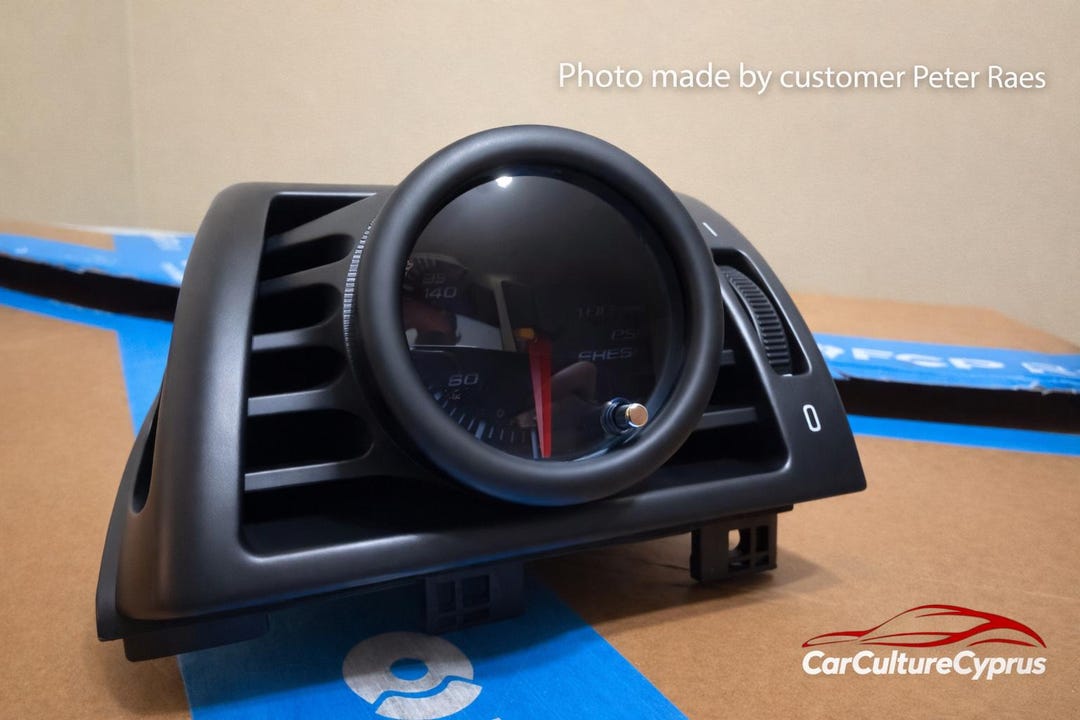 BMW E46 Gauge Pod for 52mm Turbo Gauges Black - Etsy