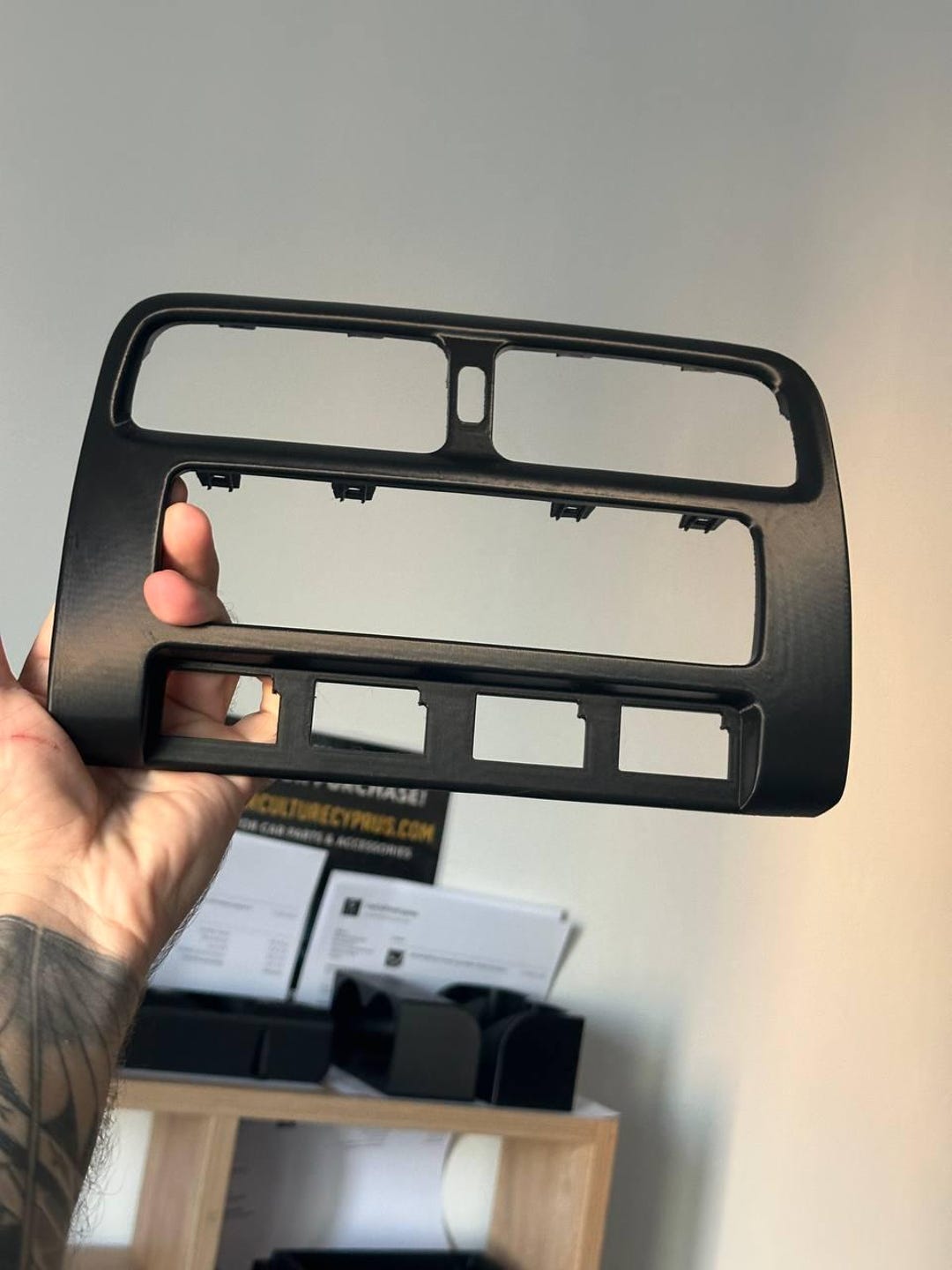 Nissan Silvia S14 Center Console Trim: ASA Plastic, AC Vents (1993-1998 ...