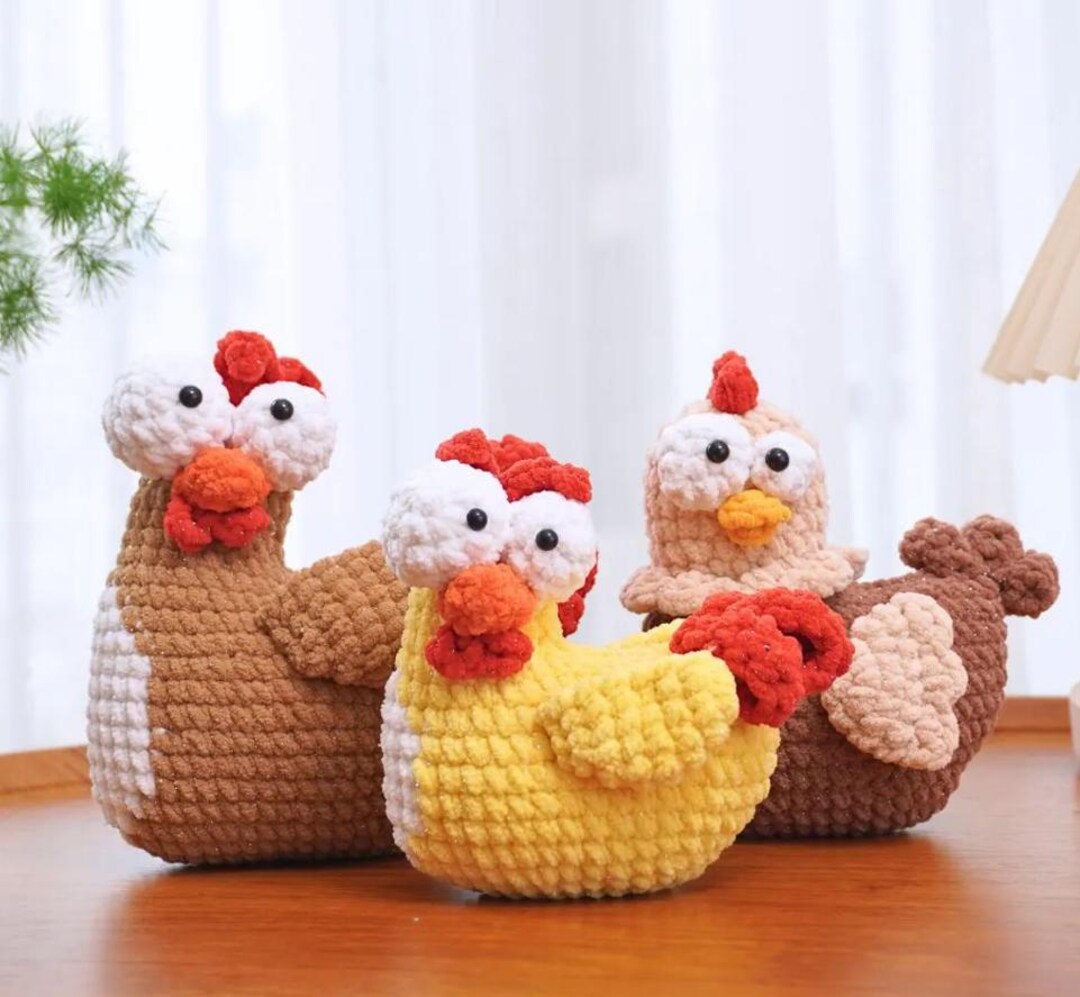 Bulging Eye Rooster Pattern, Bulging Eye Hen Pattern, Bulging Eye Chick ...