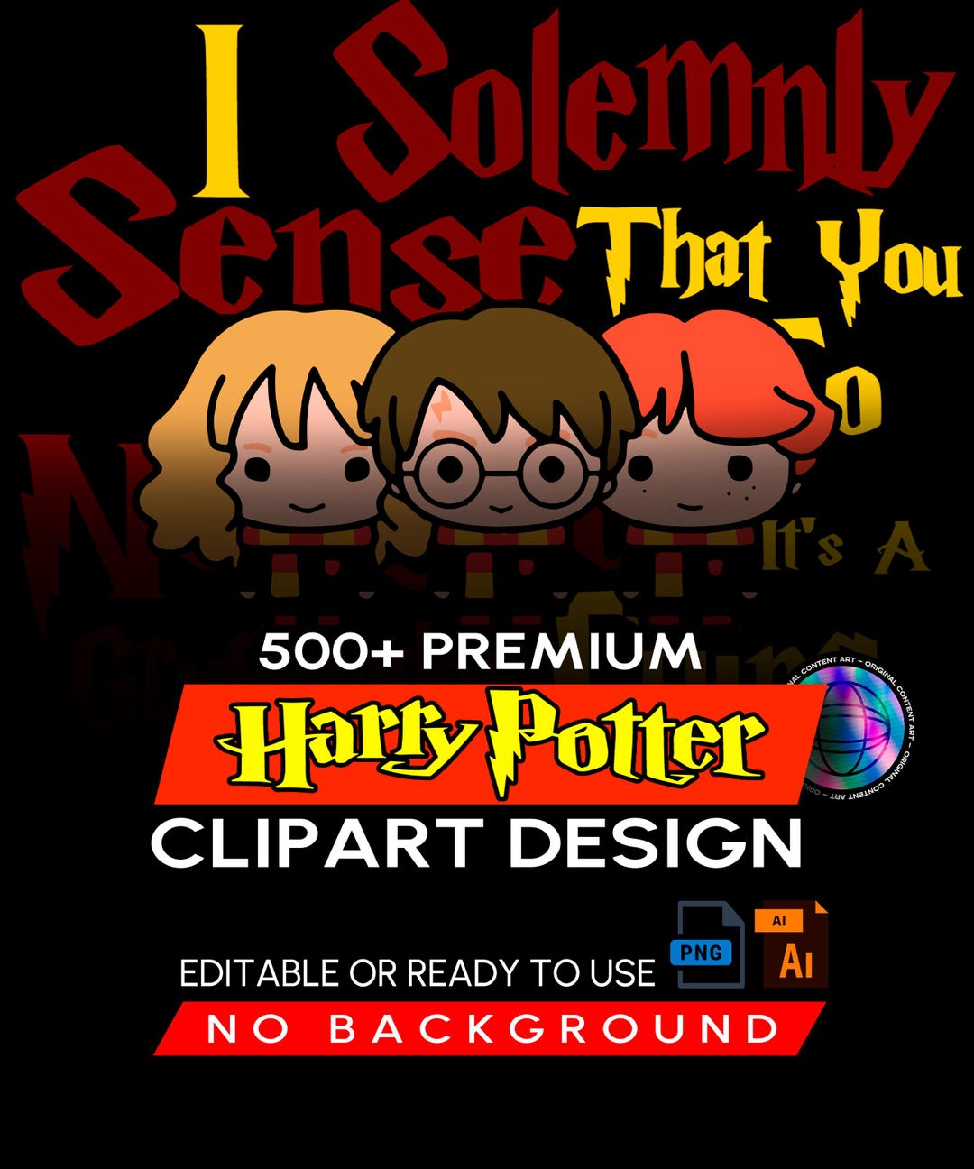 Harry Potter Clipart Desing Bundle 500+ Exclusive Designs for DTF ...