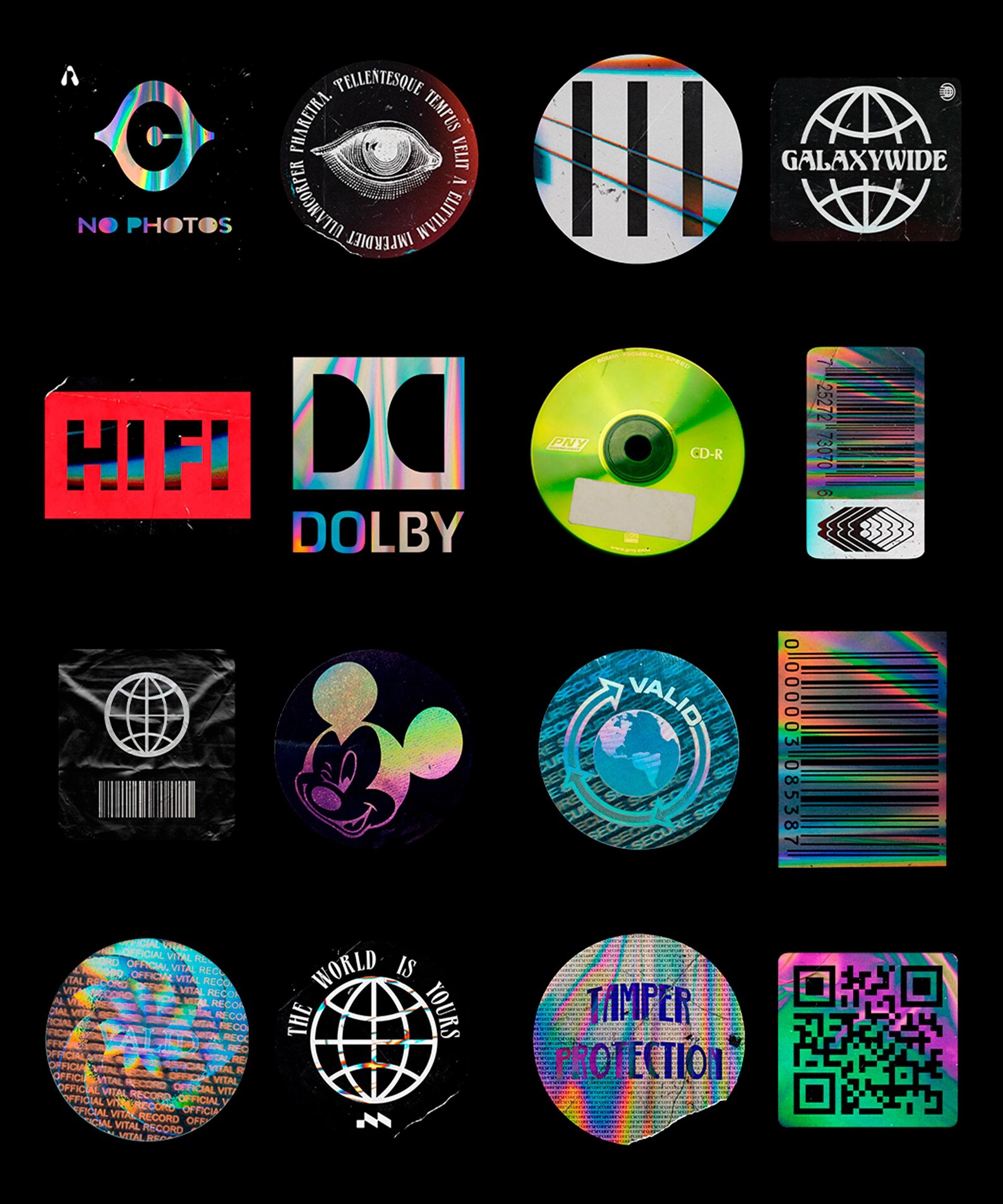 Design Pack 500 Premium Stickers for Designers + 400 Exclusive Textures ...