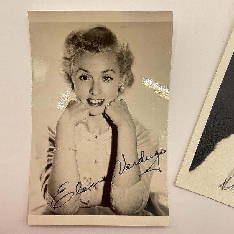 Vintage 1950's Photographs With Autographs of Actress Dinah Shore ...