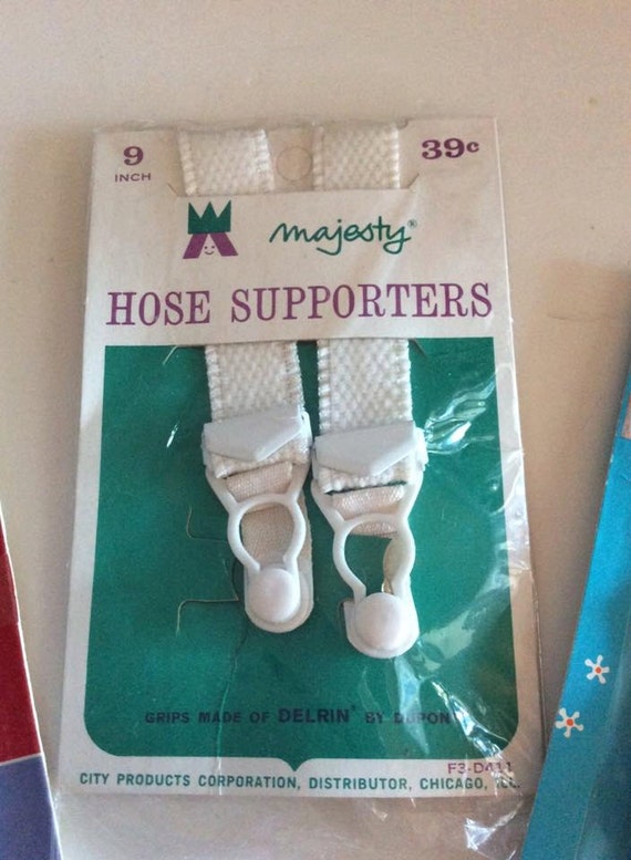 Vintage 1950s 1960s Garters Hose Supporters One Package Of | Etsy