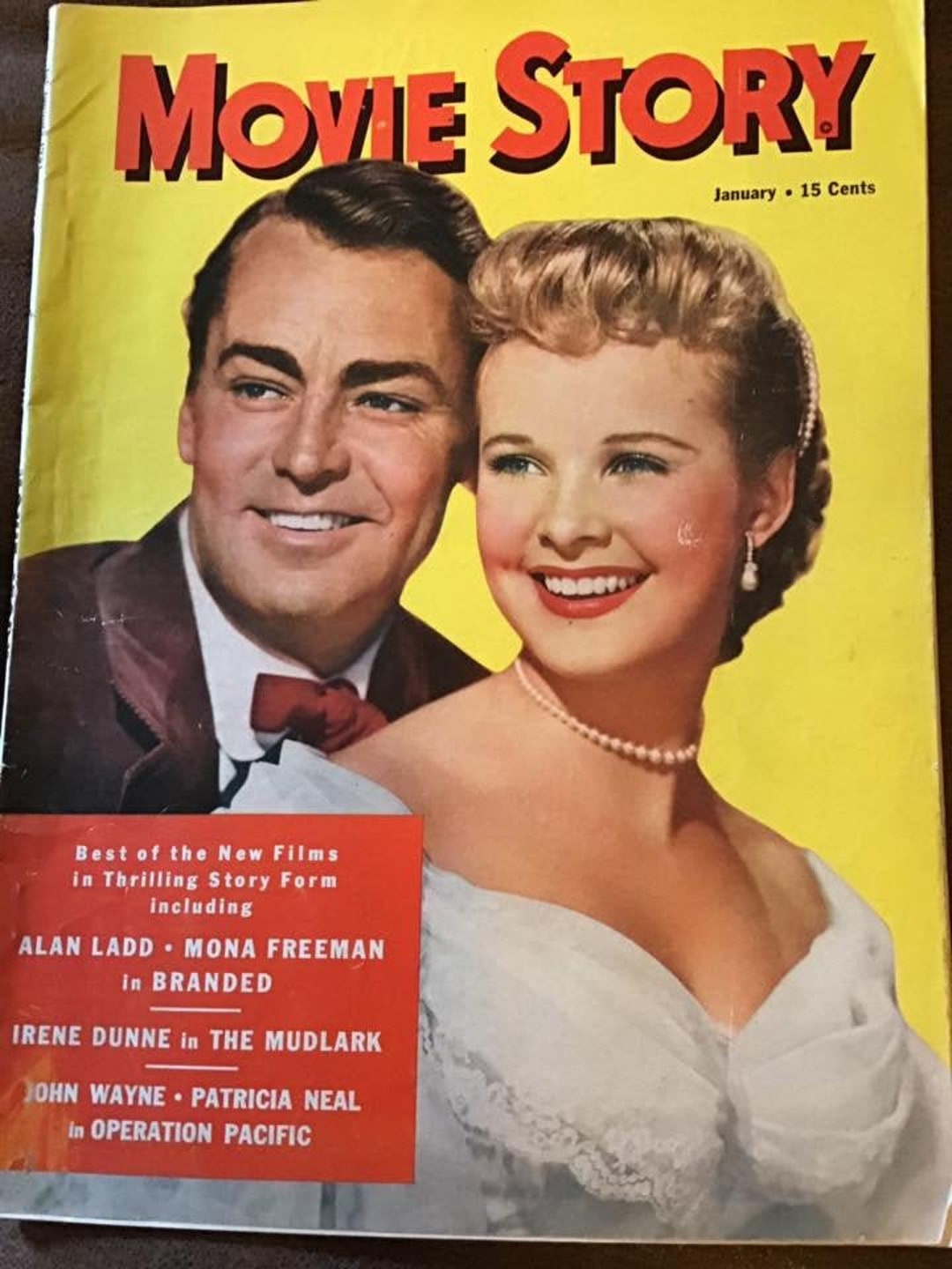 Vintage 1950's Magazine Dated January 1951 *MOVIE STORY* Some Fashion ...