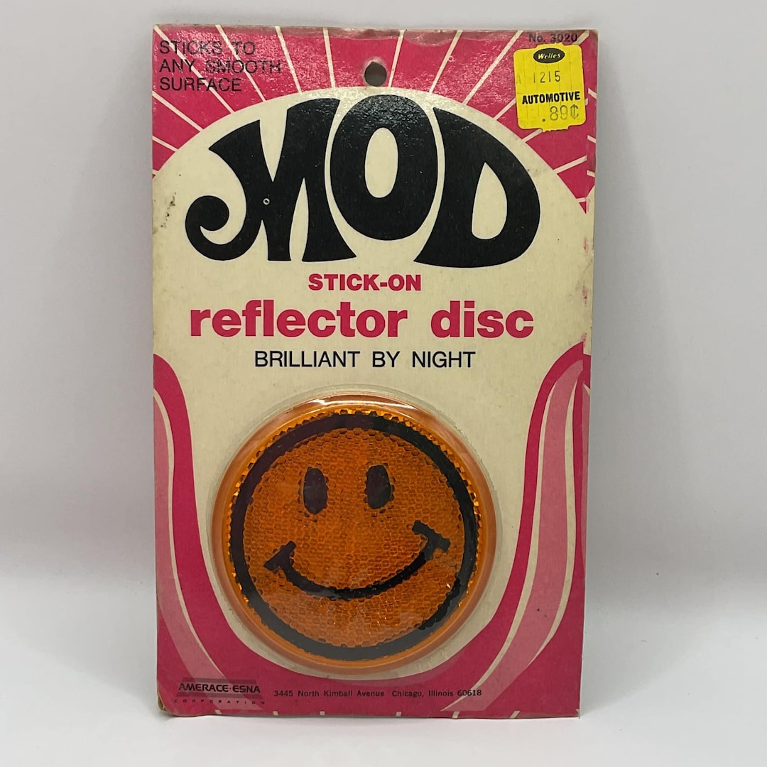 Vintage 1960's 1970's Reflector Disc Deadstock Inside Original Package ...