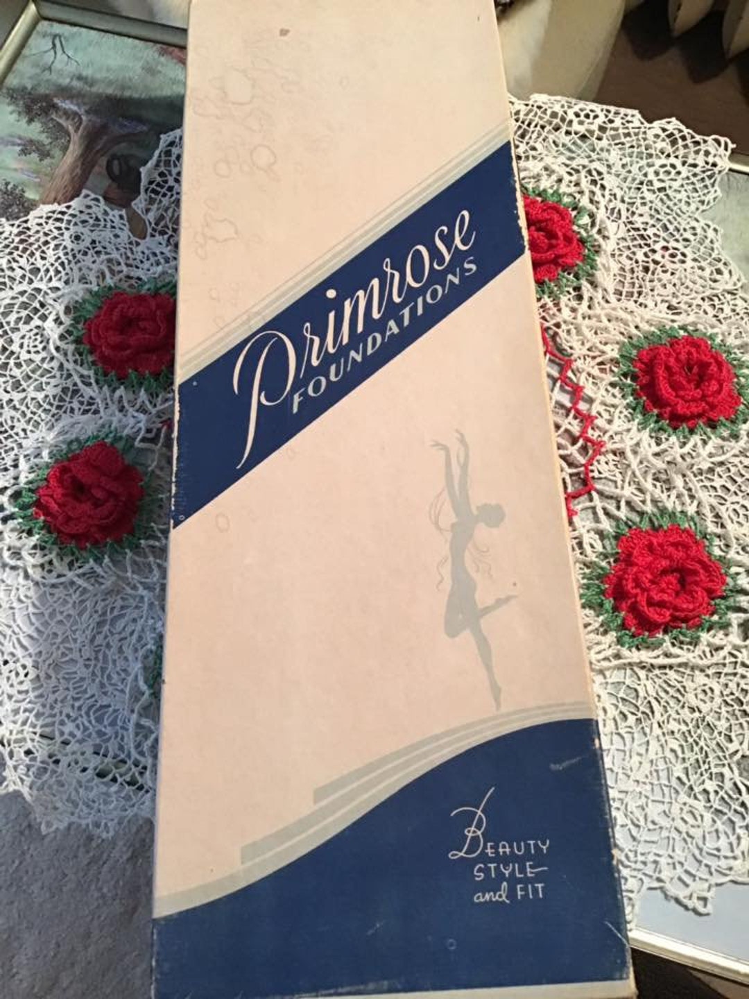 Vintage 1930's Foundations EMPTY Box *primrose Foundations* Art Deco ...