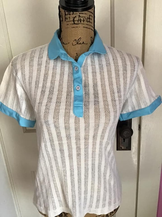 Vintage 1970's 1980's Shirt *Chris Evert Actionwear* … - Gem